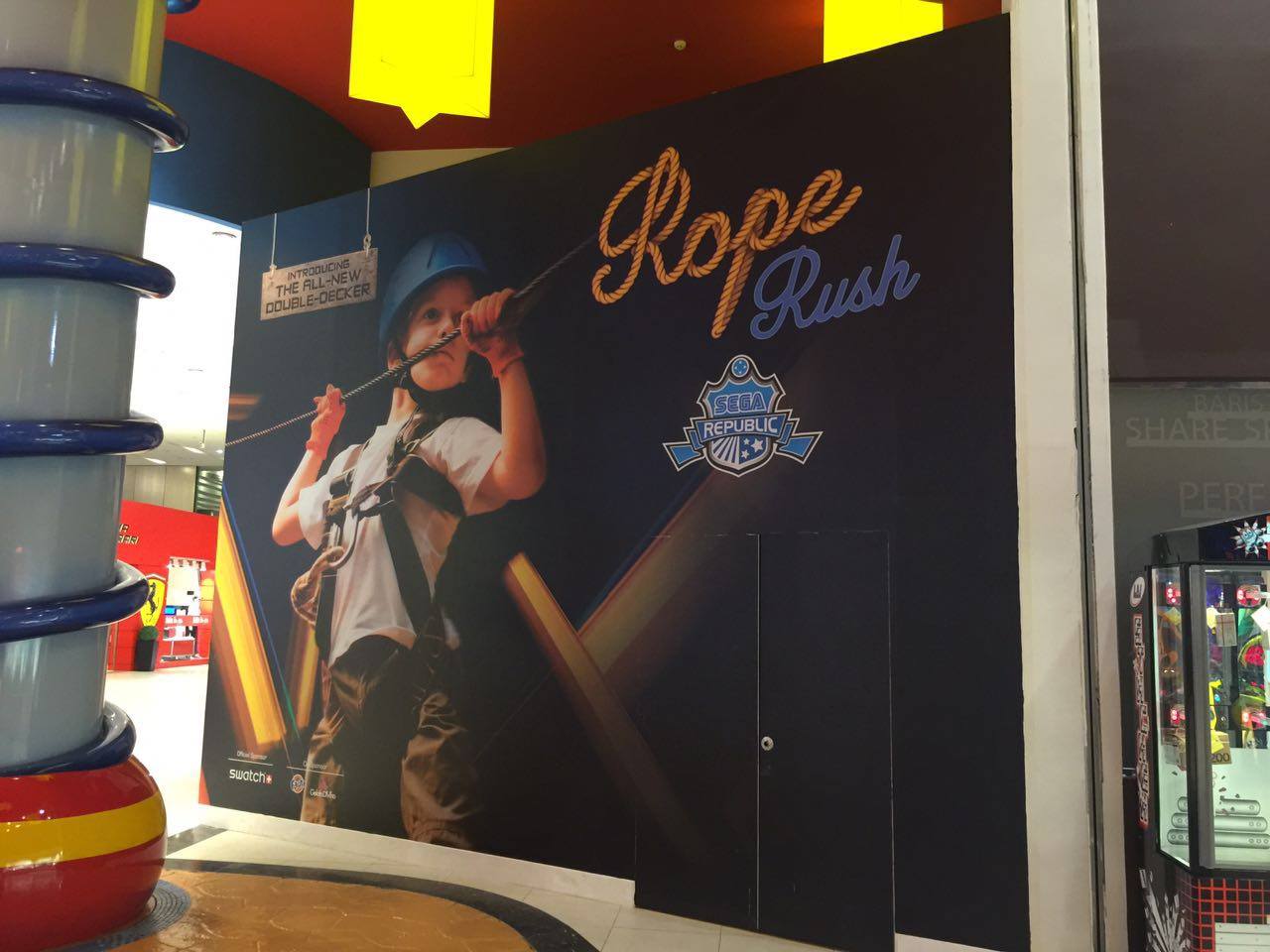 Rope Rush wall branding - Neighbourhood Digital Printing DUBAI UAE ...